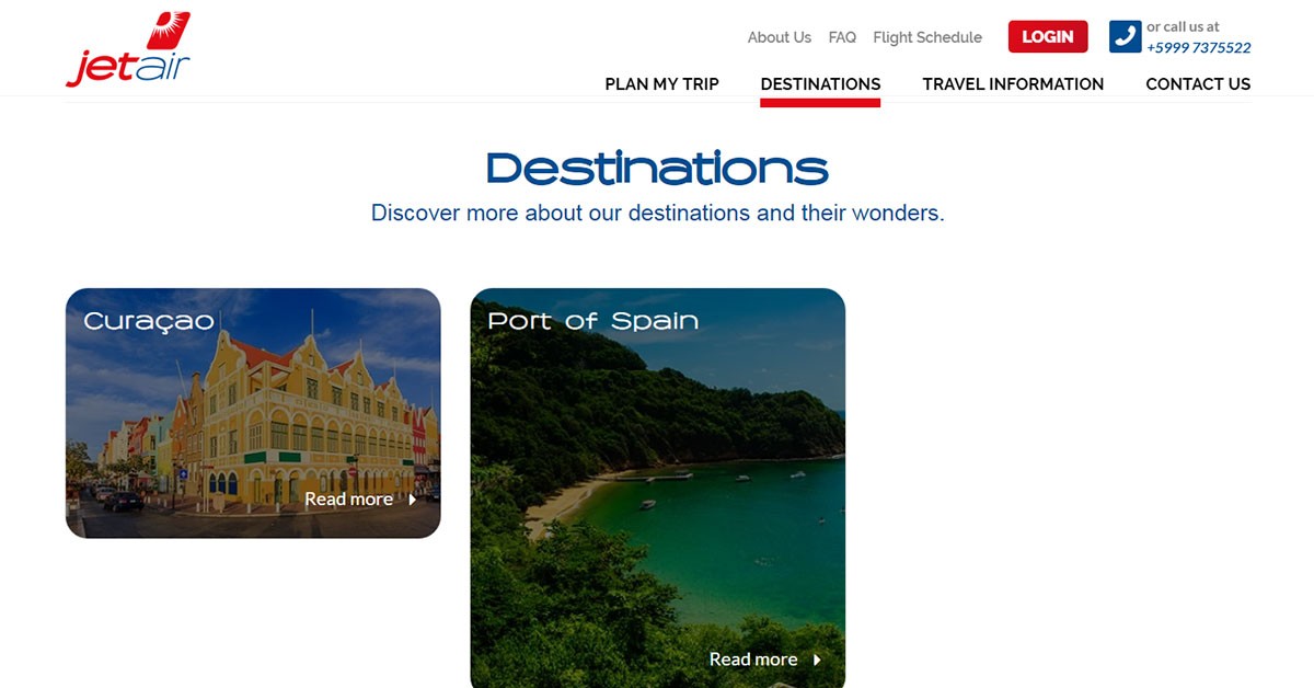 Destination - Jetair